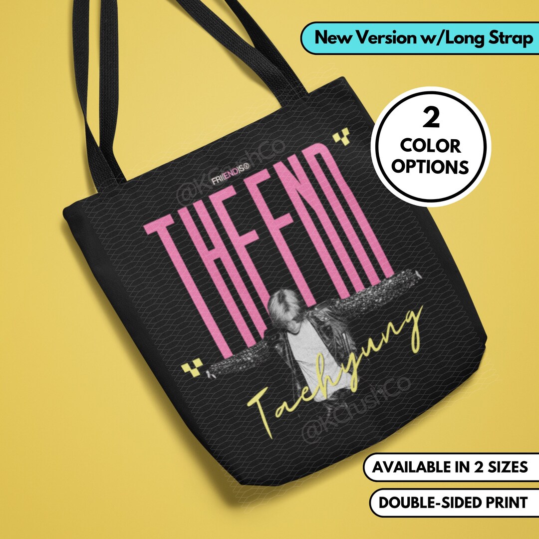 Bts V Friends Tote Bag, Bts V Tote Bag, Gift for BTS, BTS Merch, Bts V ...