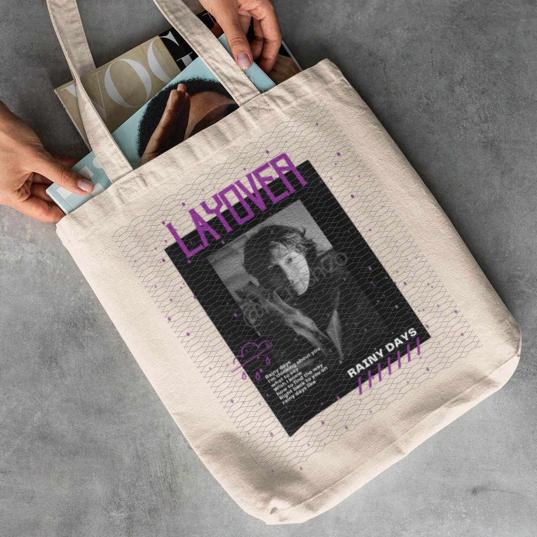 Buy Bts V Rainy Days Tote Bag, I'm Thinking About You,taehyung Tote Bag ...