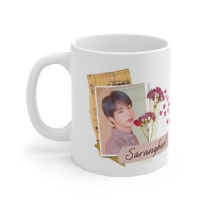BTS Jin Valentine's Day Mug: Bts Merch, Kpop Fan Gift - Etsy