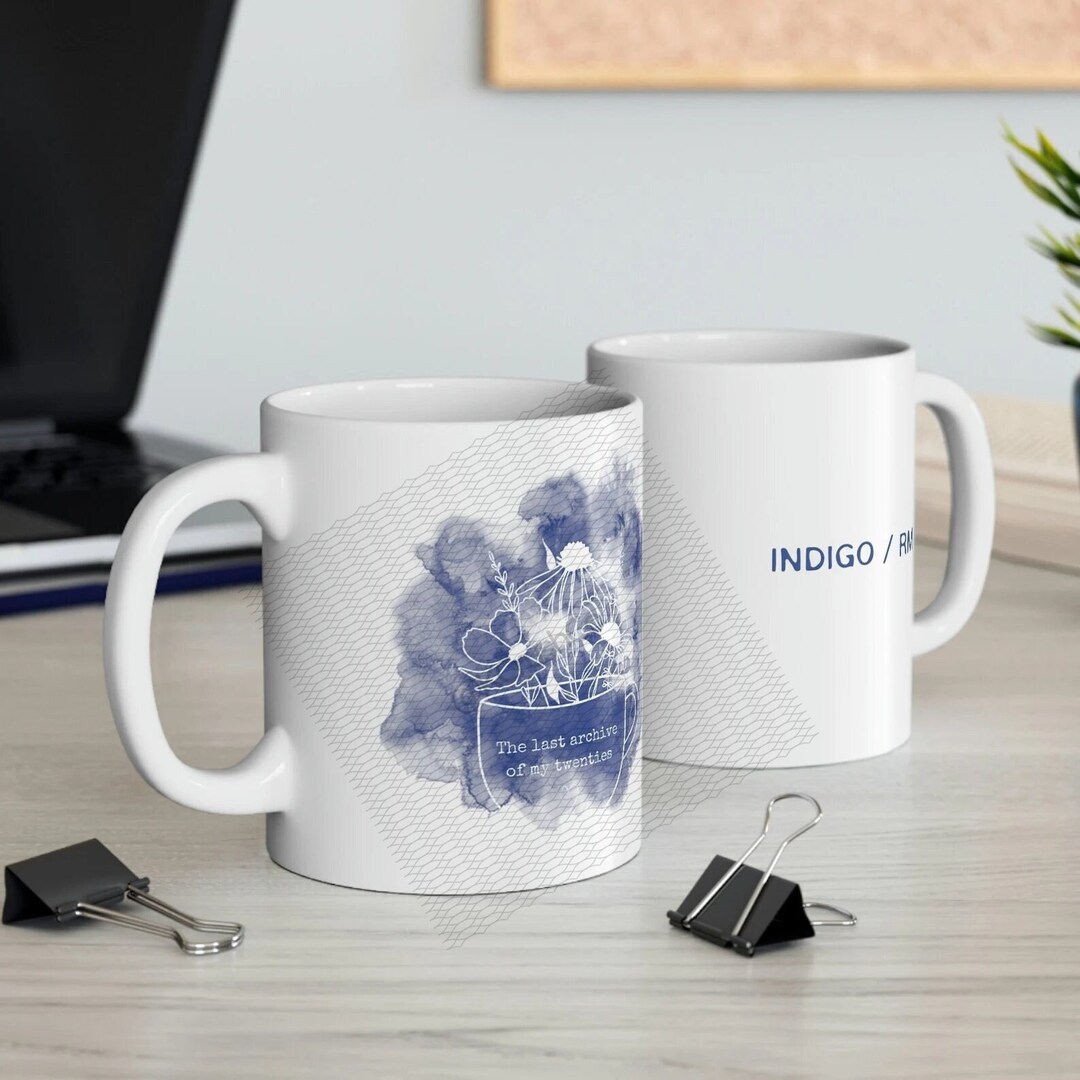 Indigo RM Mug, Namjoon Mug, Kim Namjoon Fan Gift, Namjooning Mug, the ...