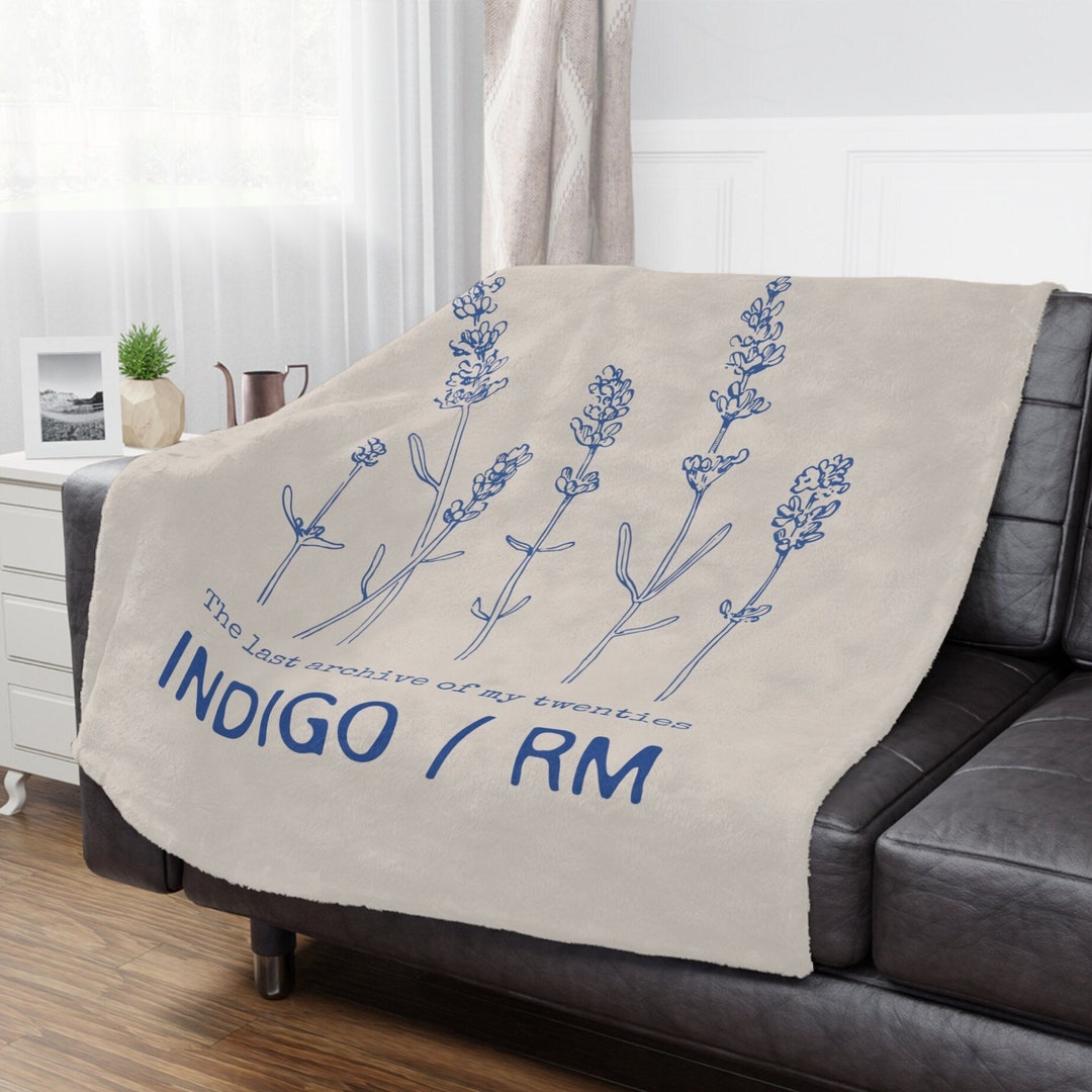 Indigo RM Blanket, the Last Archive of My Twenties, Bts Army Gift, Bts ...