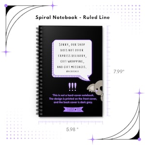 Indigo RM Spiral Notebook, the Last Archive of My Twenties Notebook ...