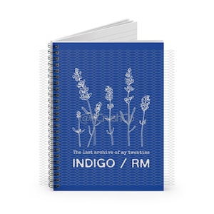 Indigo RM Spiral Notebook, the Last Archive of My Twenties Notebook ...