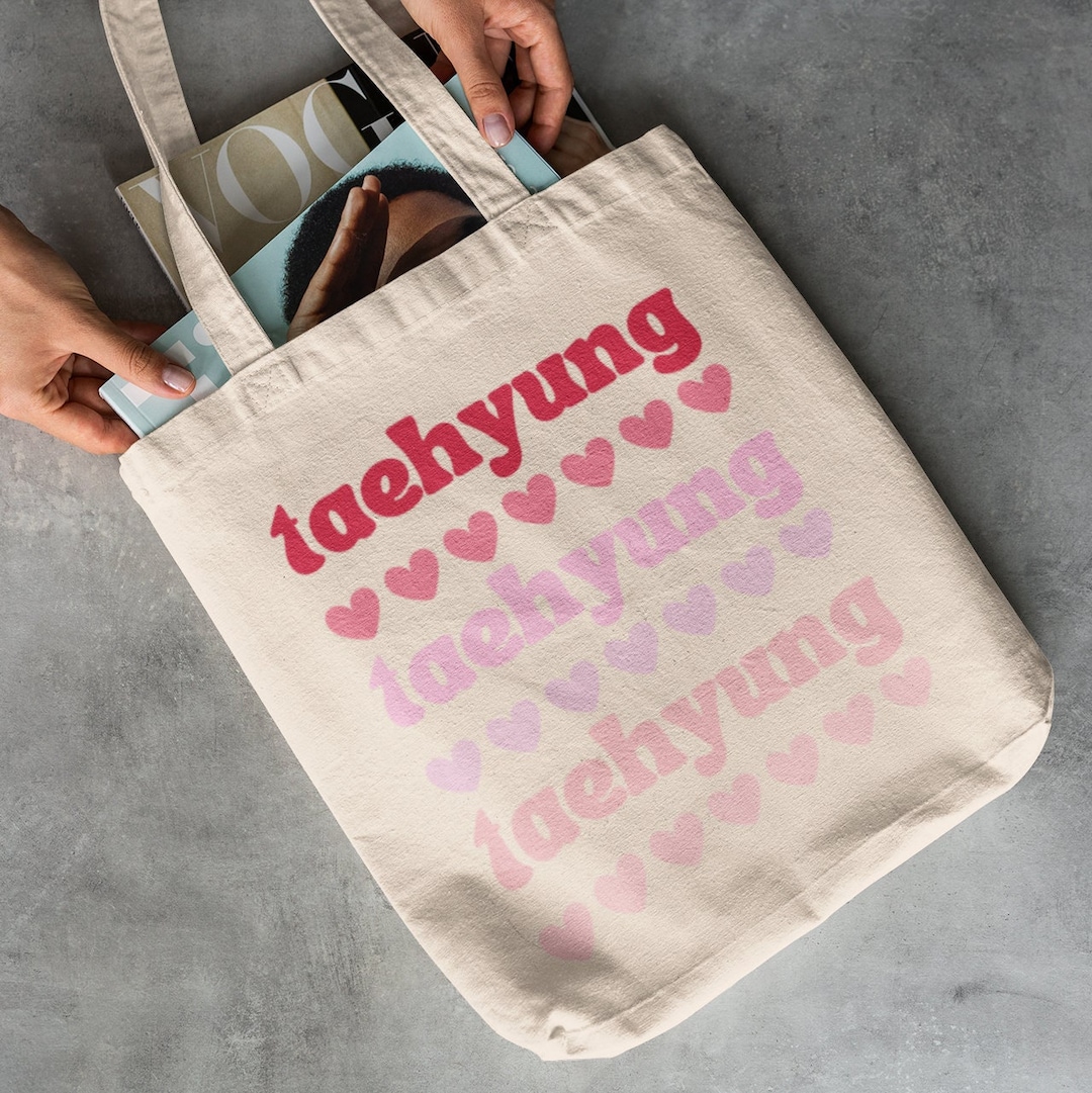 BTS Taehyung Tote Bag, Bts V Tote Bag, Bts Fan Gift, Bts Merch ...