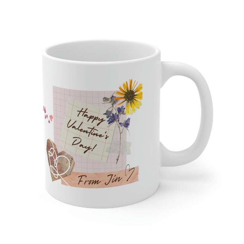 BTS Jin Valentine's Day Mug: Bts Merch, Kpop Fan Gift - Etsy
