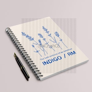 Indigo RM Spiral Notebook, the Last Archive of My Twenties Notebook ...