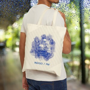 Indigo RM Tote Bag, Namjoon Tote Bag, Gift for Bts Fan, Bts Merch, Kim ...