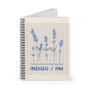 Indigo RM Spiral Notebook, the Last Archive of My Twenties Notebook ...