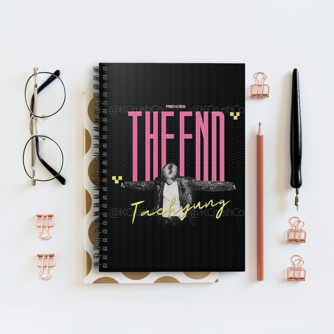 Bts V Friends Spiral Notebook, V Friends Notebook, Bts Notebook, Bts ...