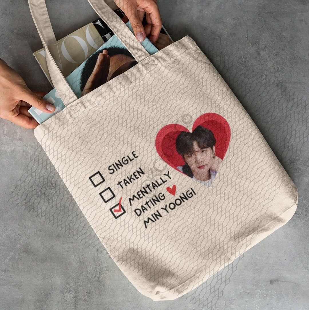 Mentally Dating Suga Tote Bag - BTS Suga Fan Gift - Etsy