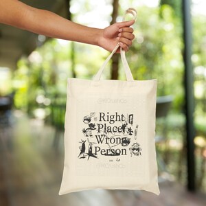 RM Right Place Wrong Person Tote Bag: Kpop Fan Gift, Bts Merch, Namjoon ...