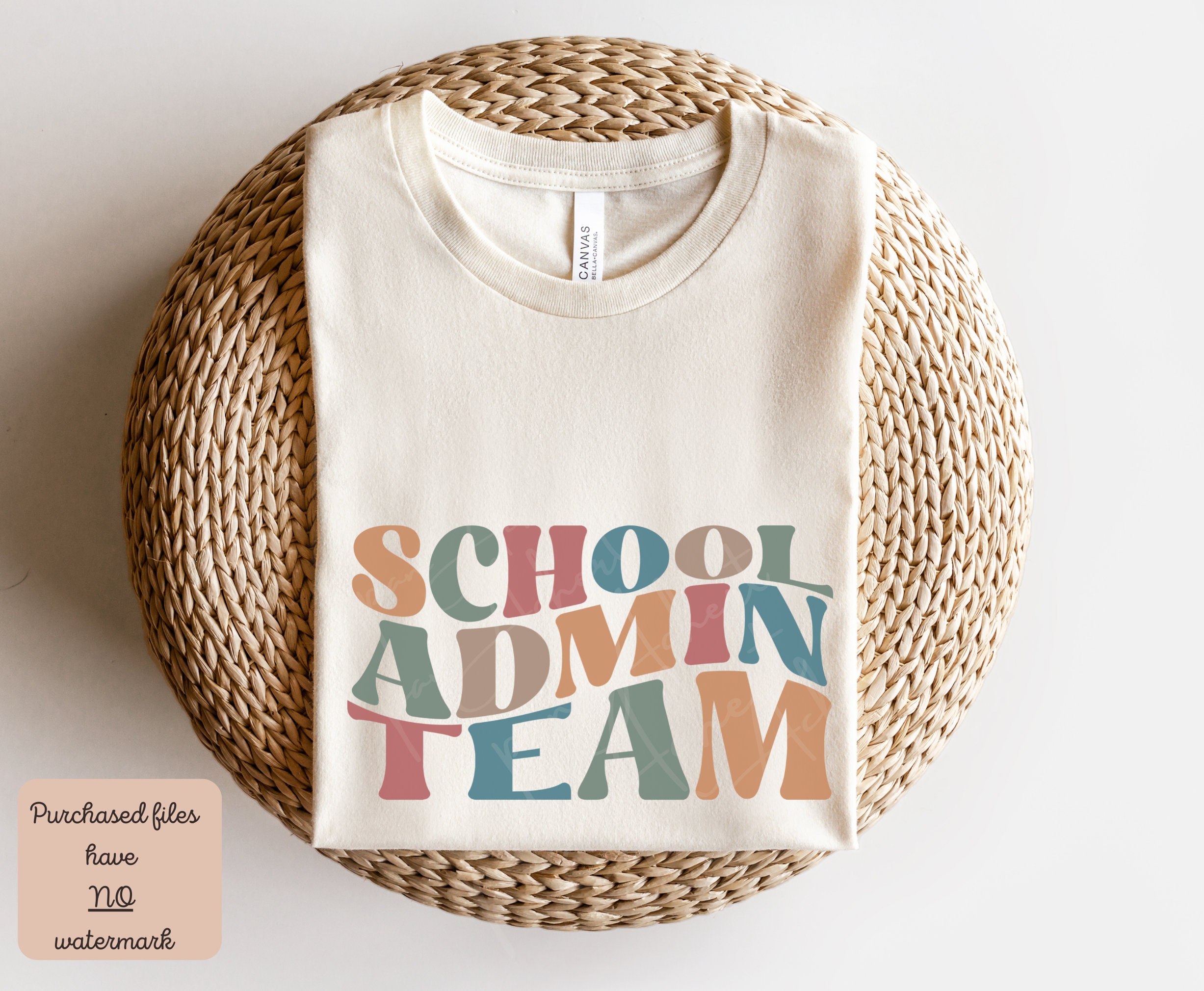 School Admin Team Png School Administrative Staff Shirt - Etsy