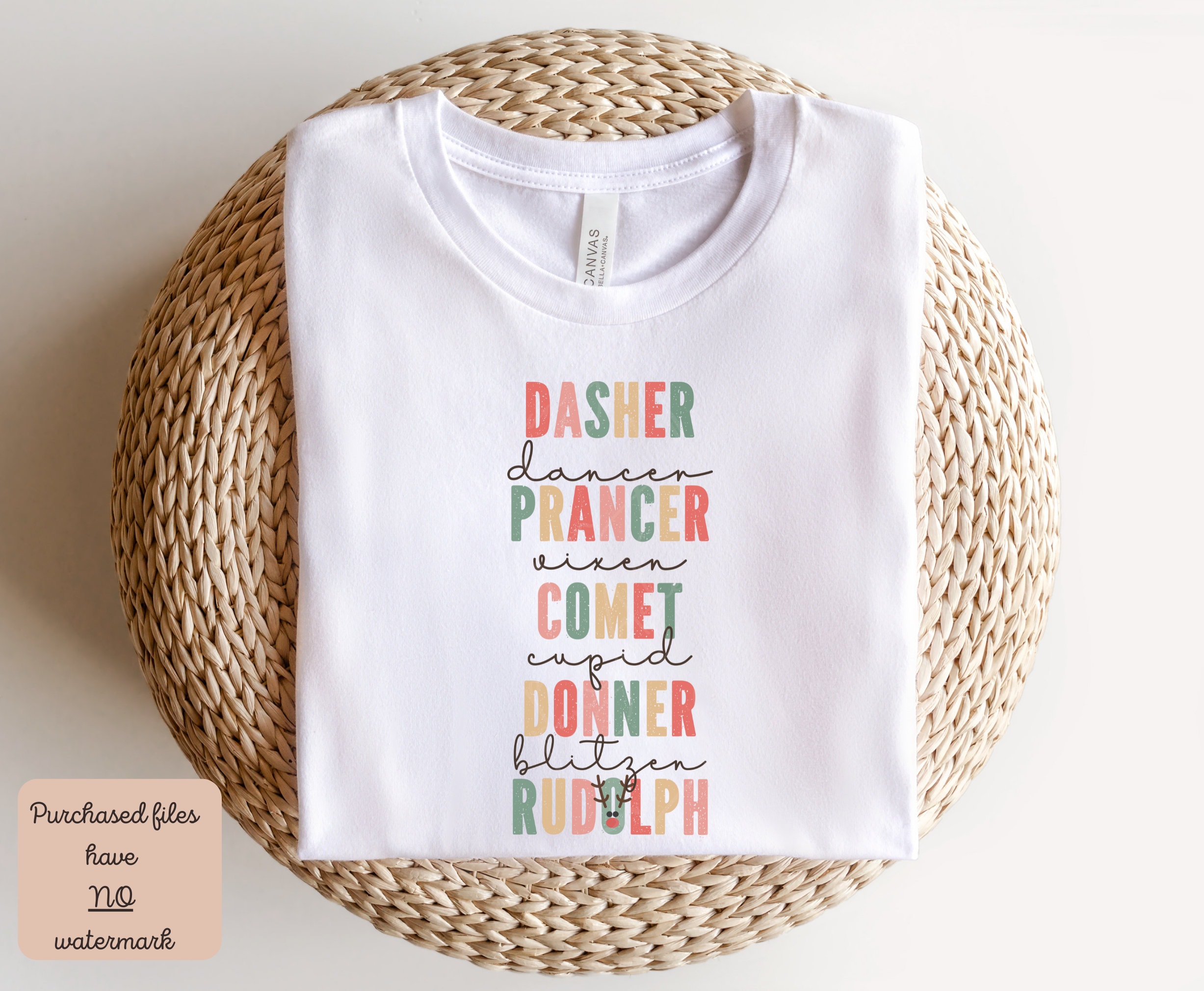 Dasher Dancer Prancer PNG Rudolph PNG Reindeer Png - Etsy