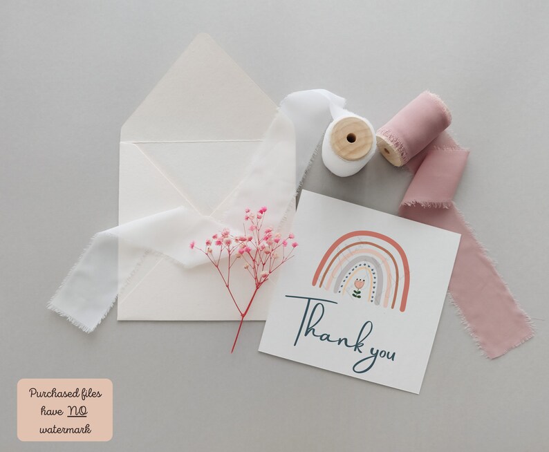 Boho Rainbow PNG Clipart Bundle Hand Drawn Boho Watercolor - Etsy