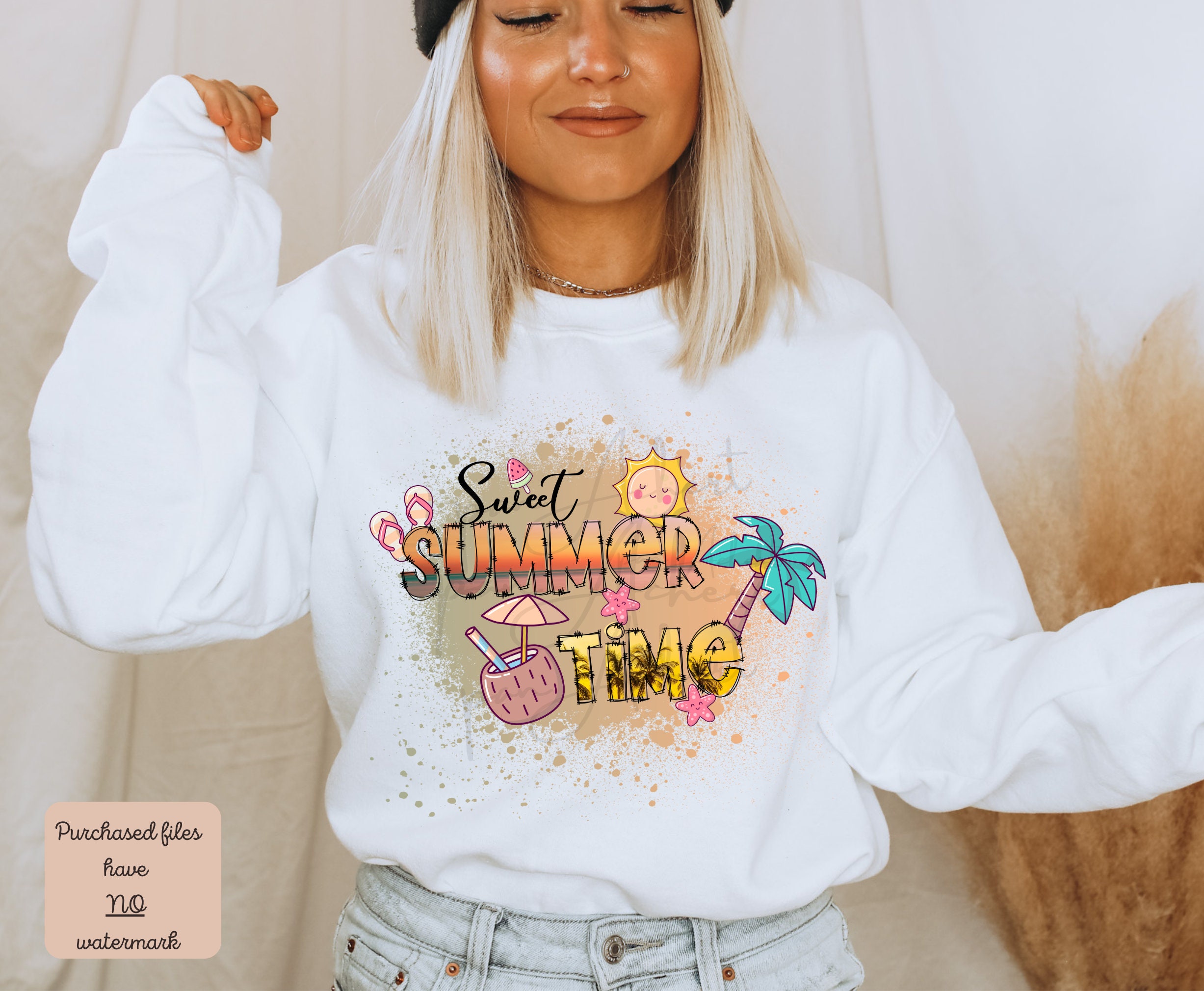 Summer Png, Sweet Summertime PNG, Summer Retro PNG, Summer Distressed ...