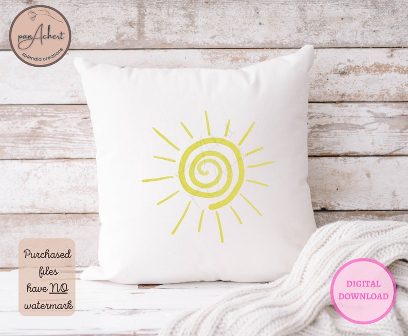 Watercolor Sun Clipart Bundle PNG Files Sublimation Designs - Etsy