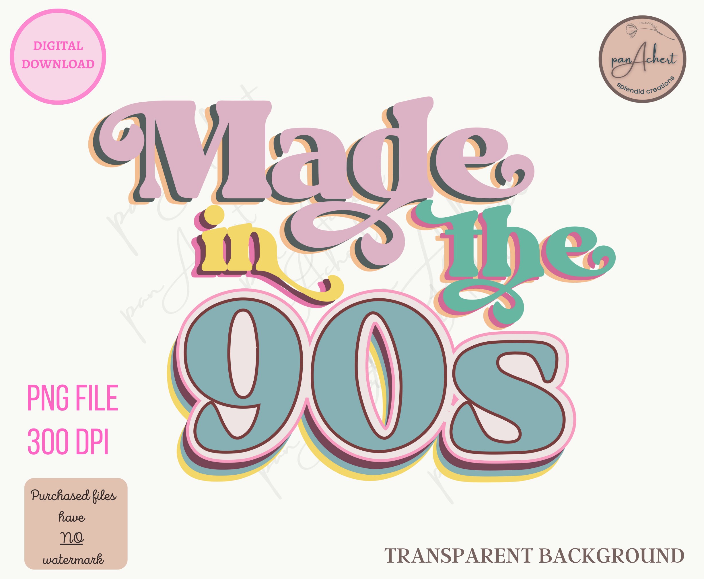 Made in the 90s Png 90's PNG 90s PNG 90's Png for - Etsy Australia
