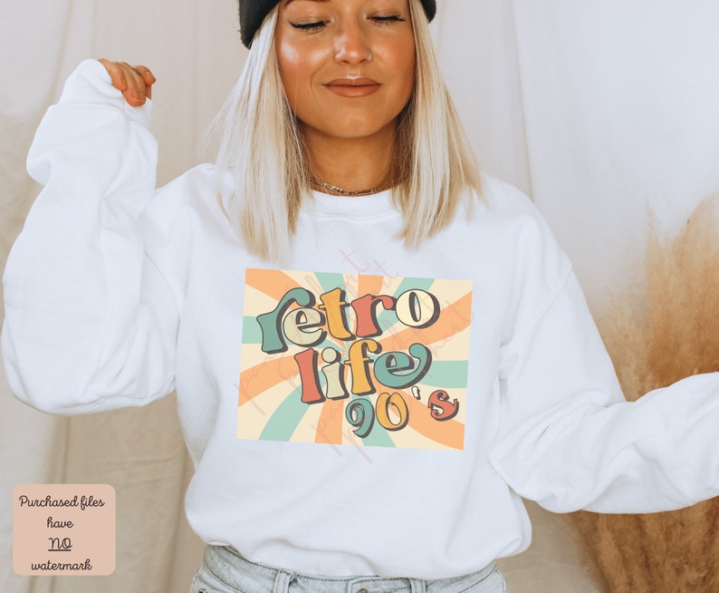 Retro Life 90s PNG Retro Life Png 90's Png Retro - Etsy