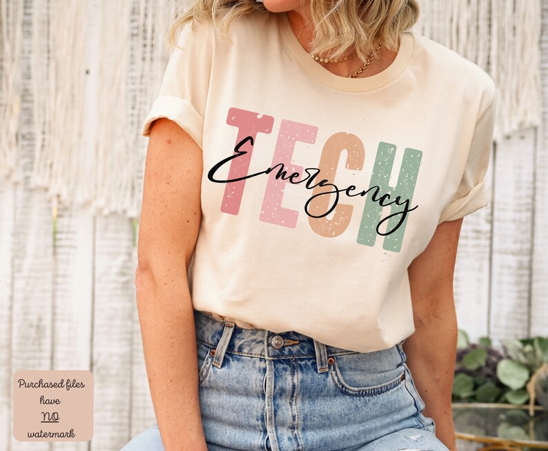 Emergency Tech Png Emergency Tech Emergency Tech Shirt - Etsy