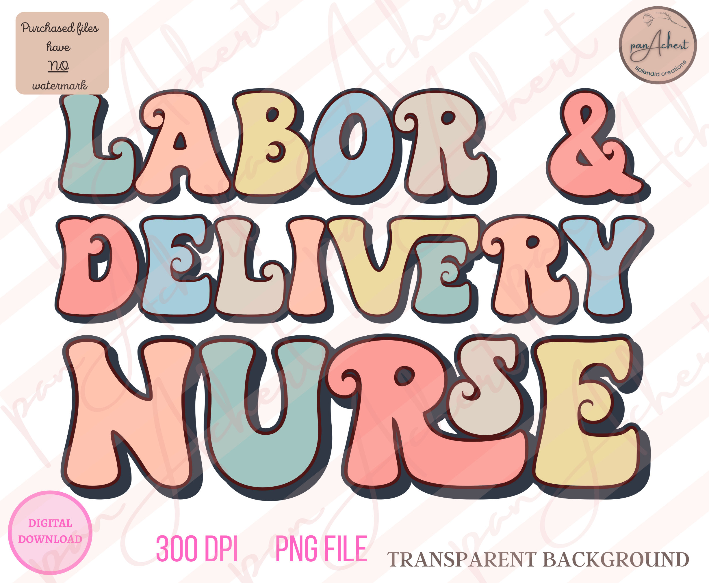 L and D Nurse Png Labor and Delivery Nurse L and D Nurse L - Etsy