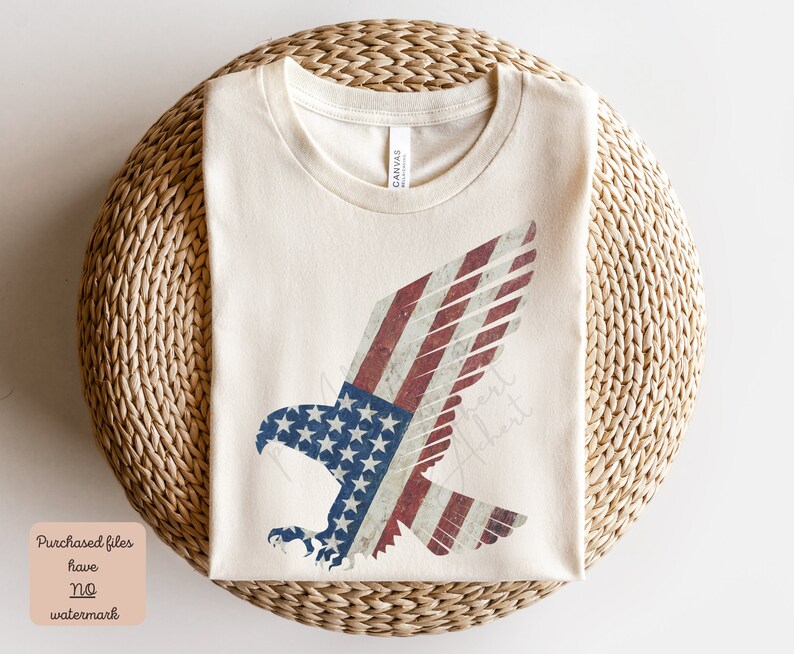 Distressed American Eagle Png Usa Flag Png Fourth of July - Etsy