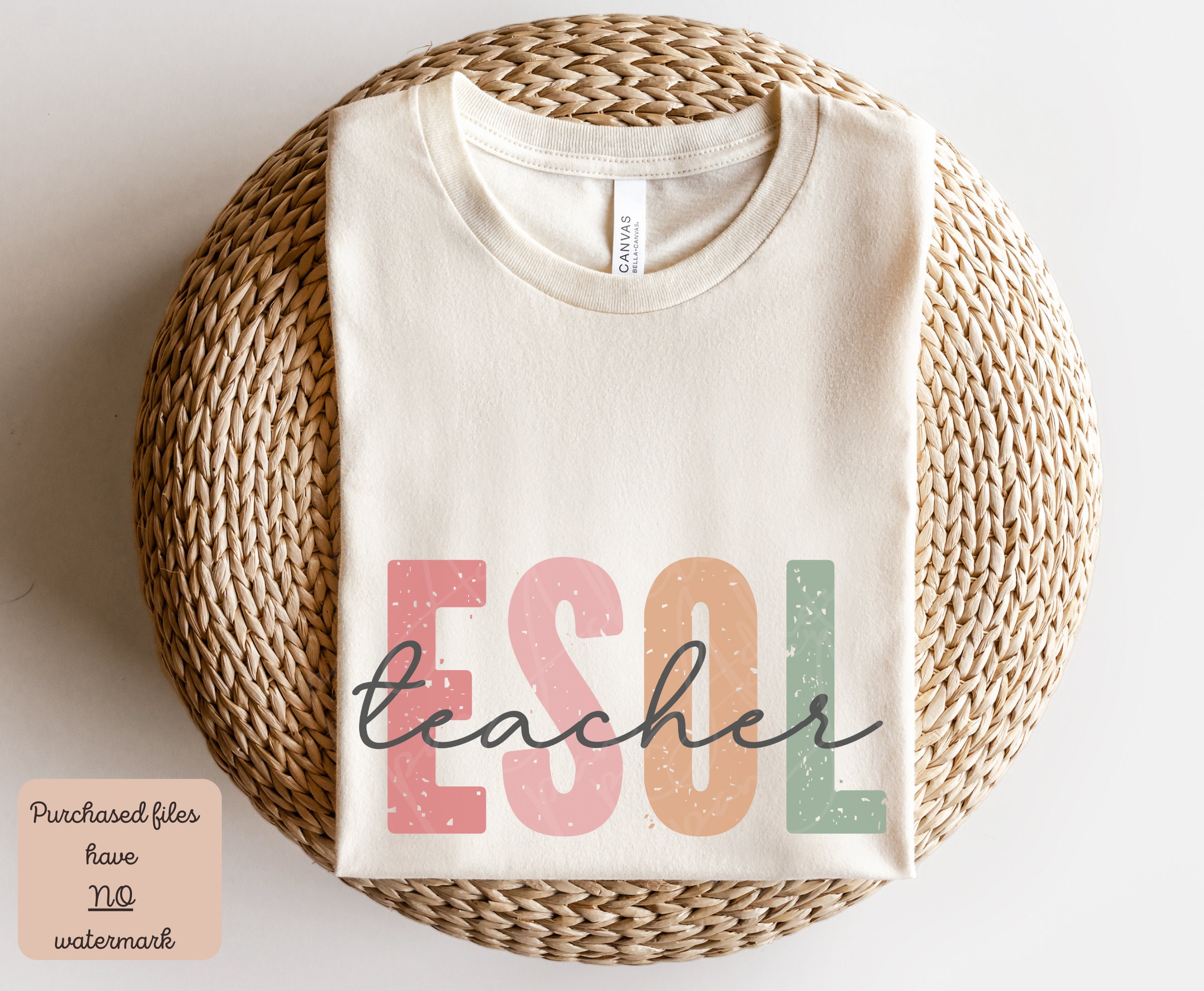 Esol Teacher Png, Esol Teacher, Teacher Shirt, Teacher Gifts, Teacher ...