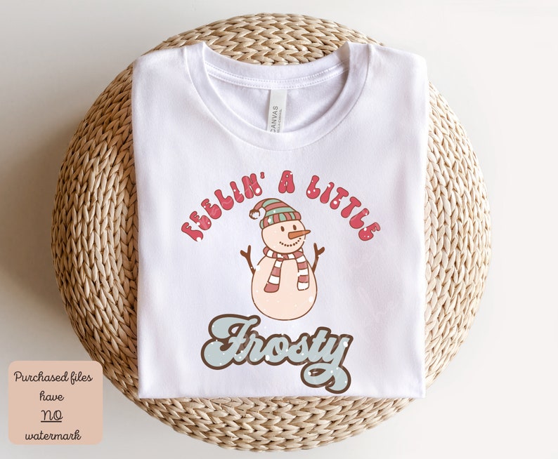 Feeling A Little Frosty Png Frosty Png Retro Snowman Png - Etsy