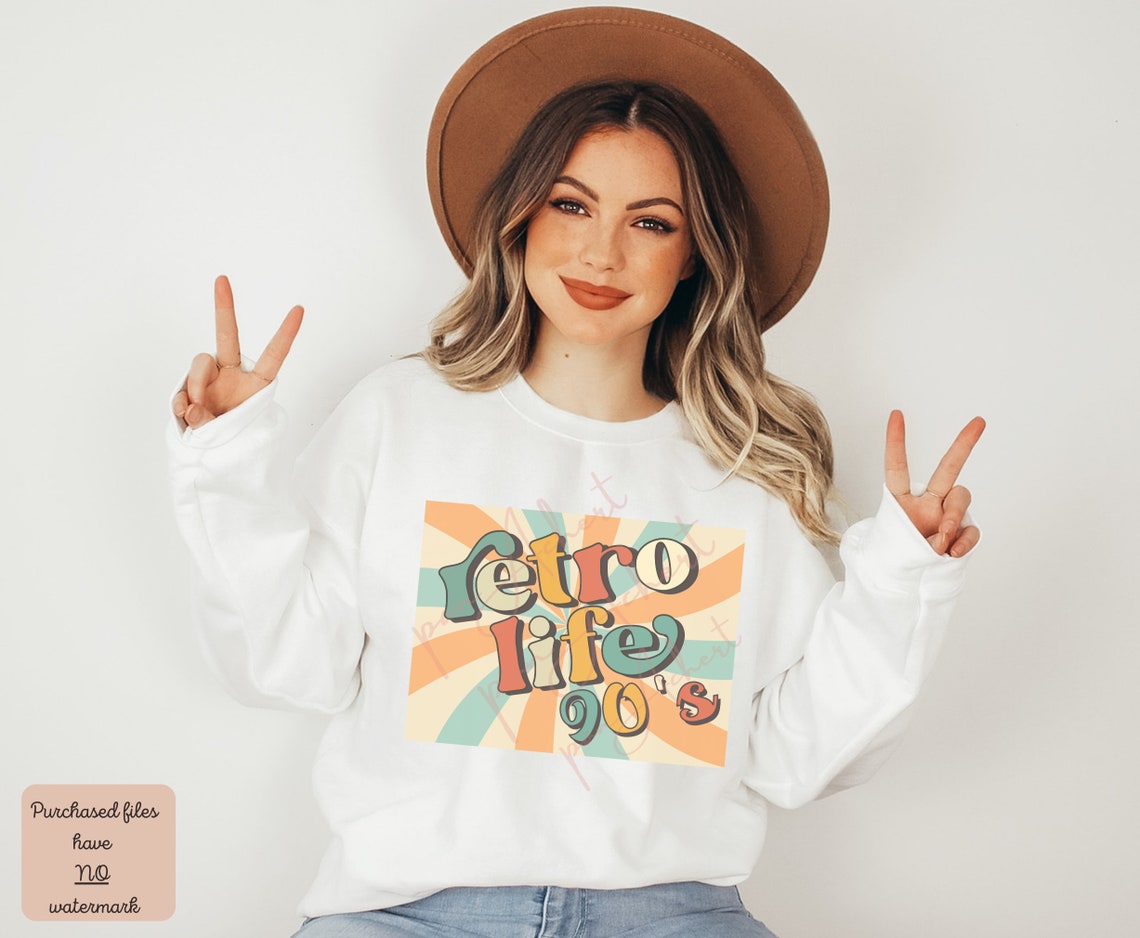Retro Life 90s PNG Retro Life Png 90's Png Retro - Etsy