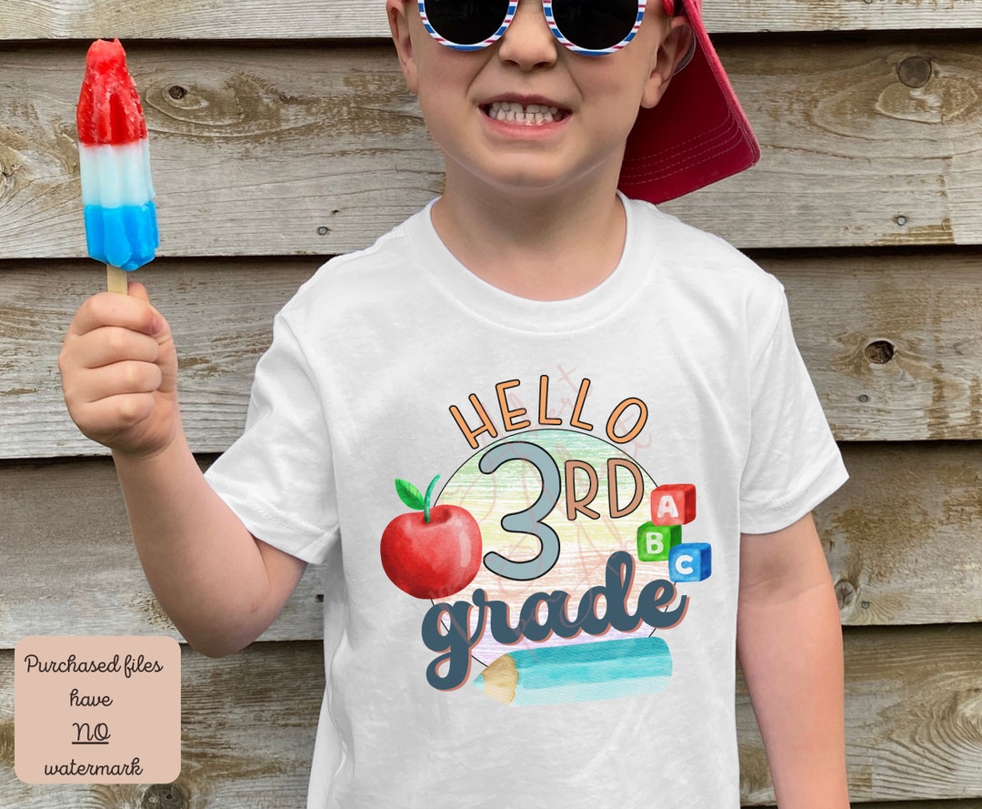 Hello Third Grade Png, Hello 3rd Grade Png, Third Grade Png, Hello ...