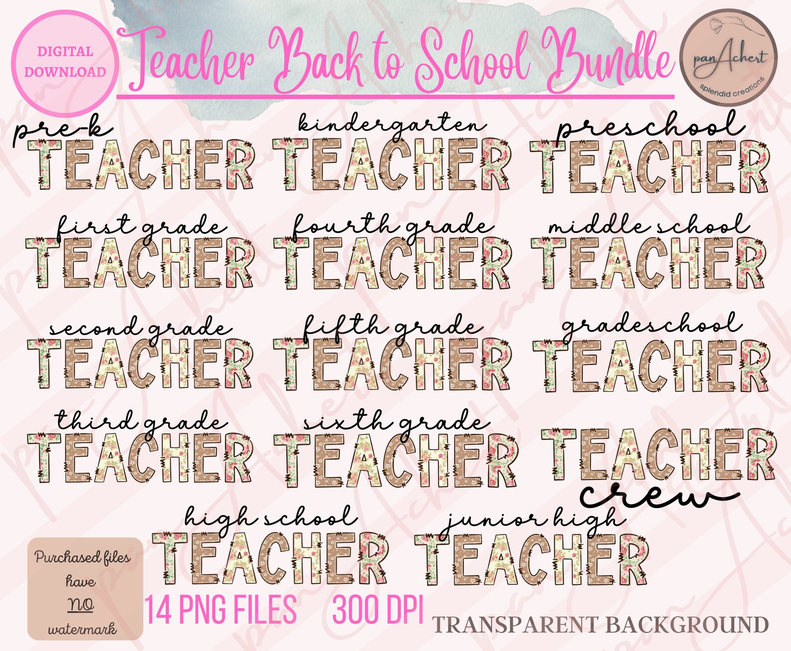Teacher PNG Bundle School PNG Bundle Back to School Teacher - Etsy
