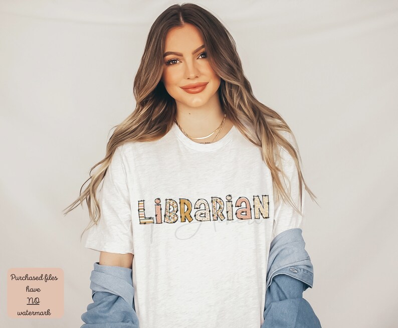 Librarian Png, Librarian PNG for Sublimation, School Librarian PNG ...