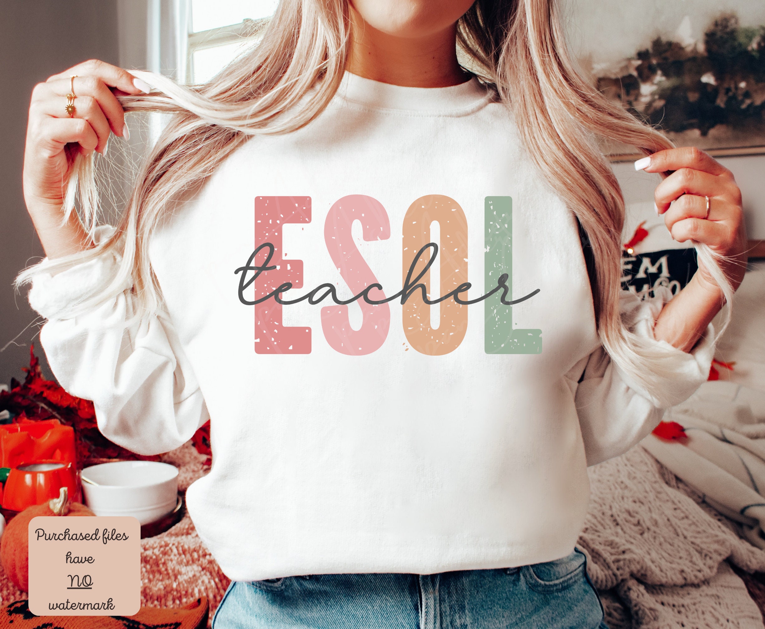 Esol Teacher Png, Esol Teacher, Teacher Shirt, Teacher Gifts, Teacher ...