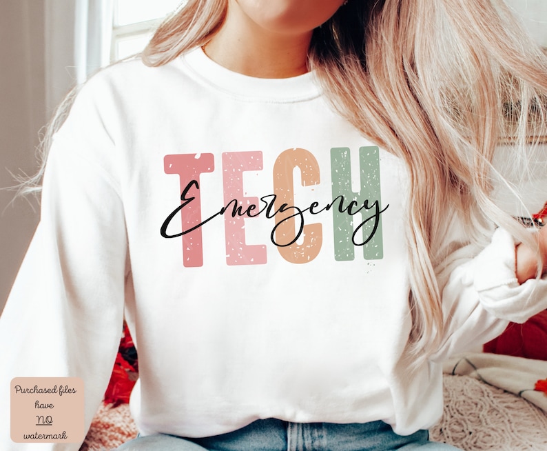Emergency Tech Png Emergency Tech Emergency Tech Shirt - Etsy