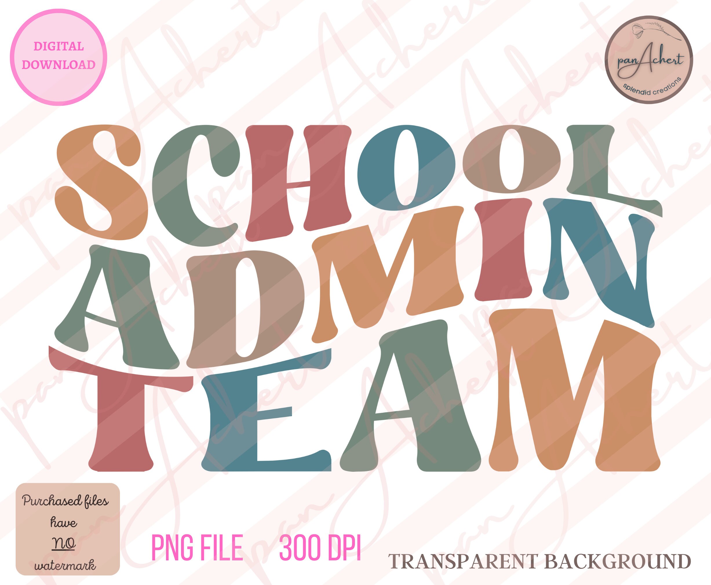 School Admin Team Png School Administrative Staff Shirt - Etsy