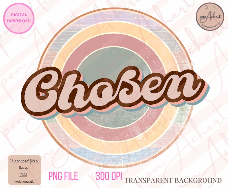 Chosen PNG Christian PNG Chosen Bible Png Christian Quote - Etsy