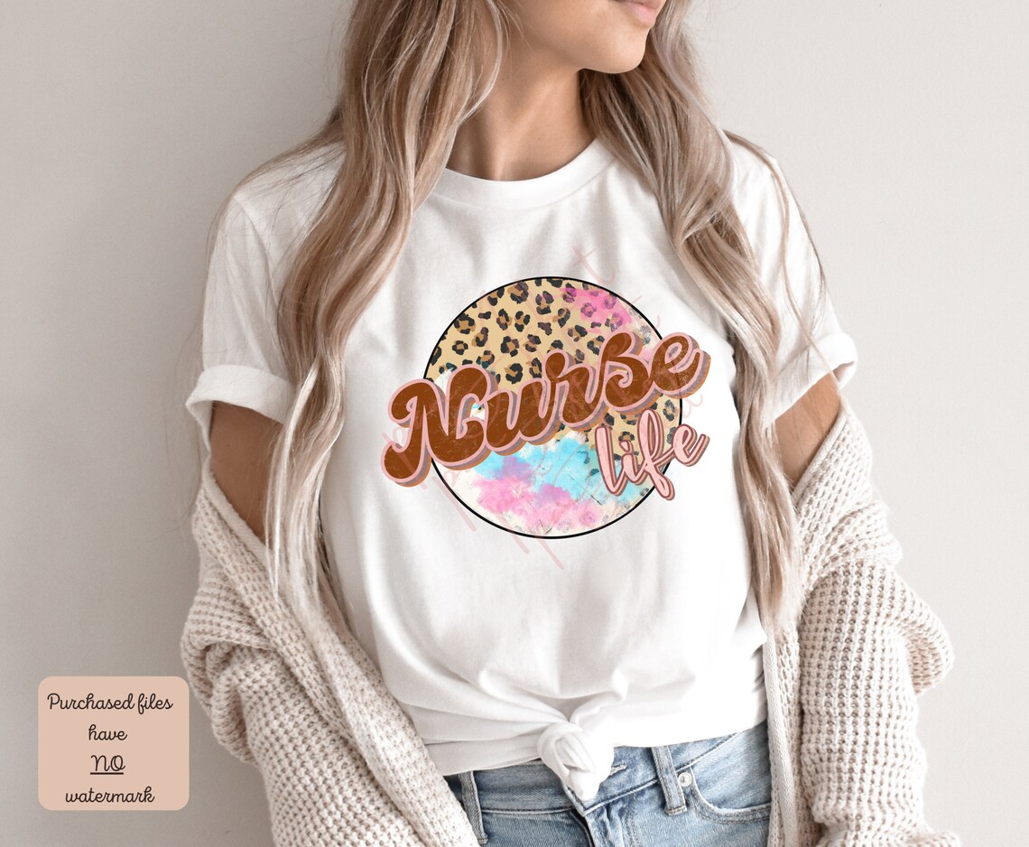 Nurse Life Png Nurse Leopard Background PNG Nurse Leopard - Etsy