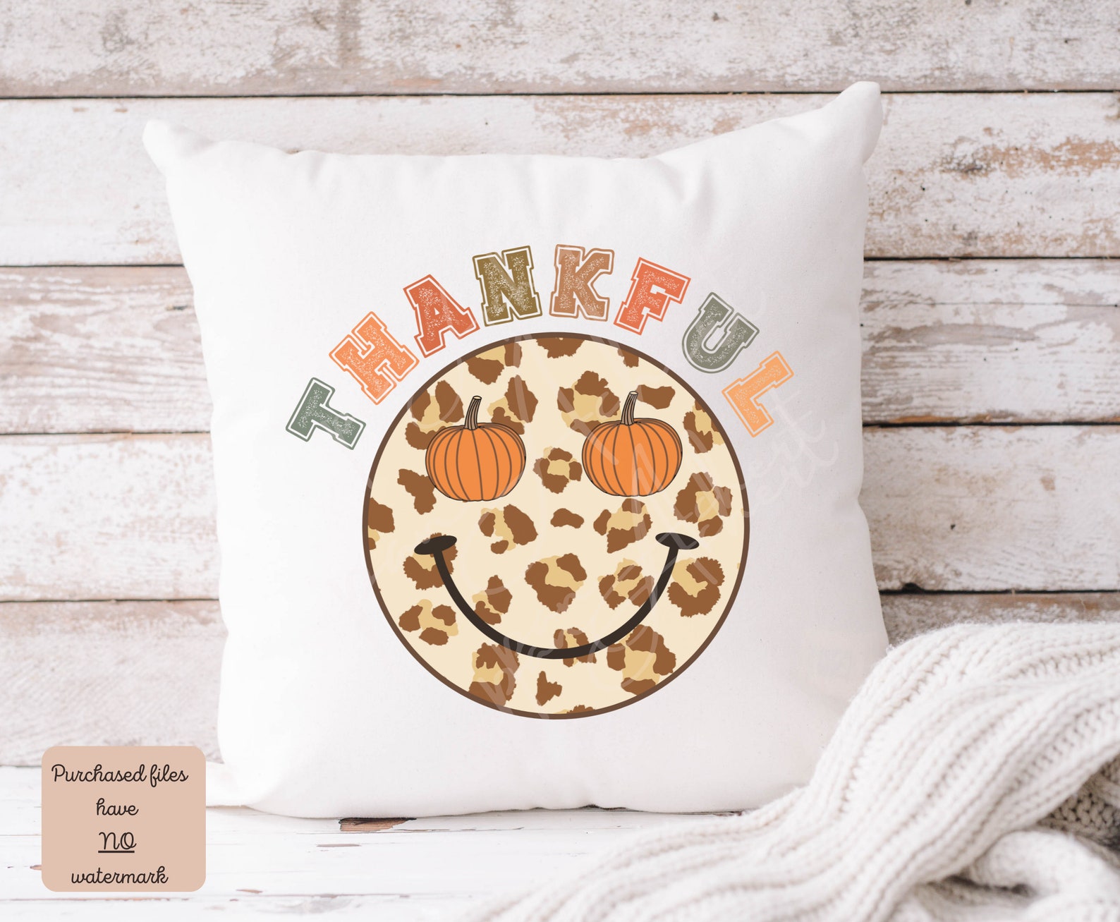 Thankful Png Smiley Face Png Thanksgiving Fall Vibes Fall - Etsy