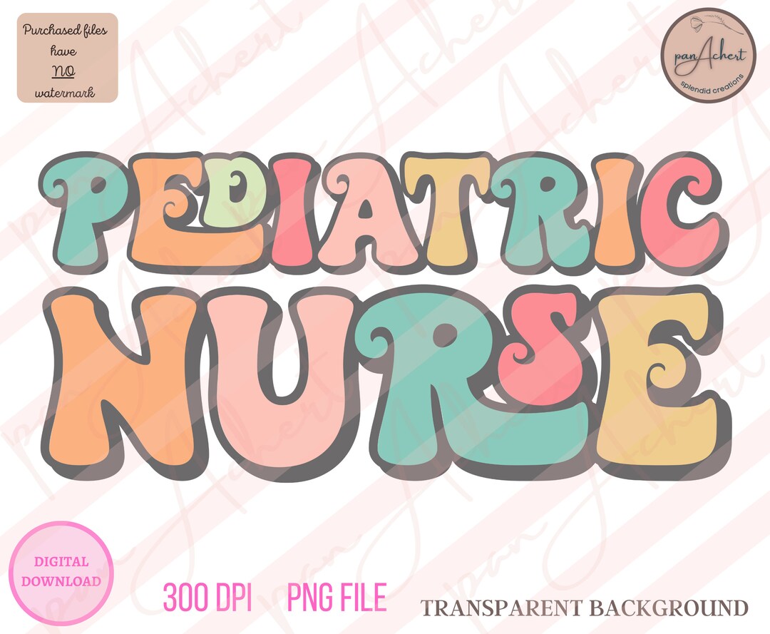 Pediatric Nurse, Pediatric Nurse Png, Pediatric, Nurse, Nurse Gift ...