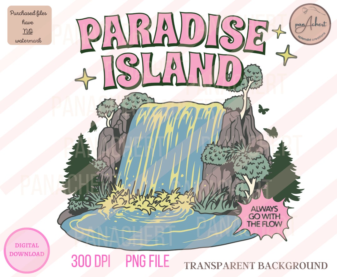 Paradise Island Png, Paradise, Summer, Summer Png, Sunshine, Boat Waves ...
