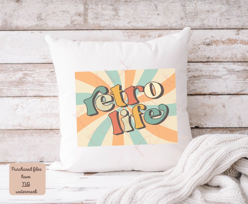 Retro Life PNG Retro Png 80s Png 90's Png Retro - Etsy