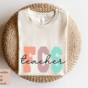 FCS Teacher Png FCS Teacher Shirt Teacher Png FCS Teacher - Etsy