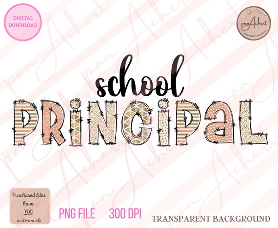Principal PNG School Principal Png Principal Sublimation - Etsy