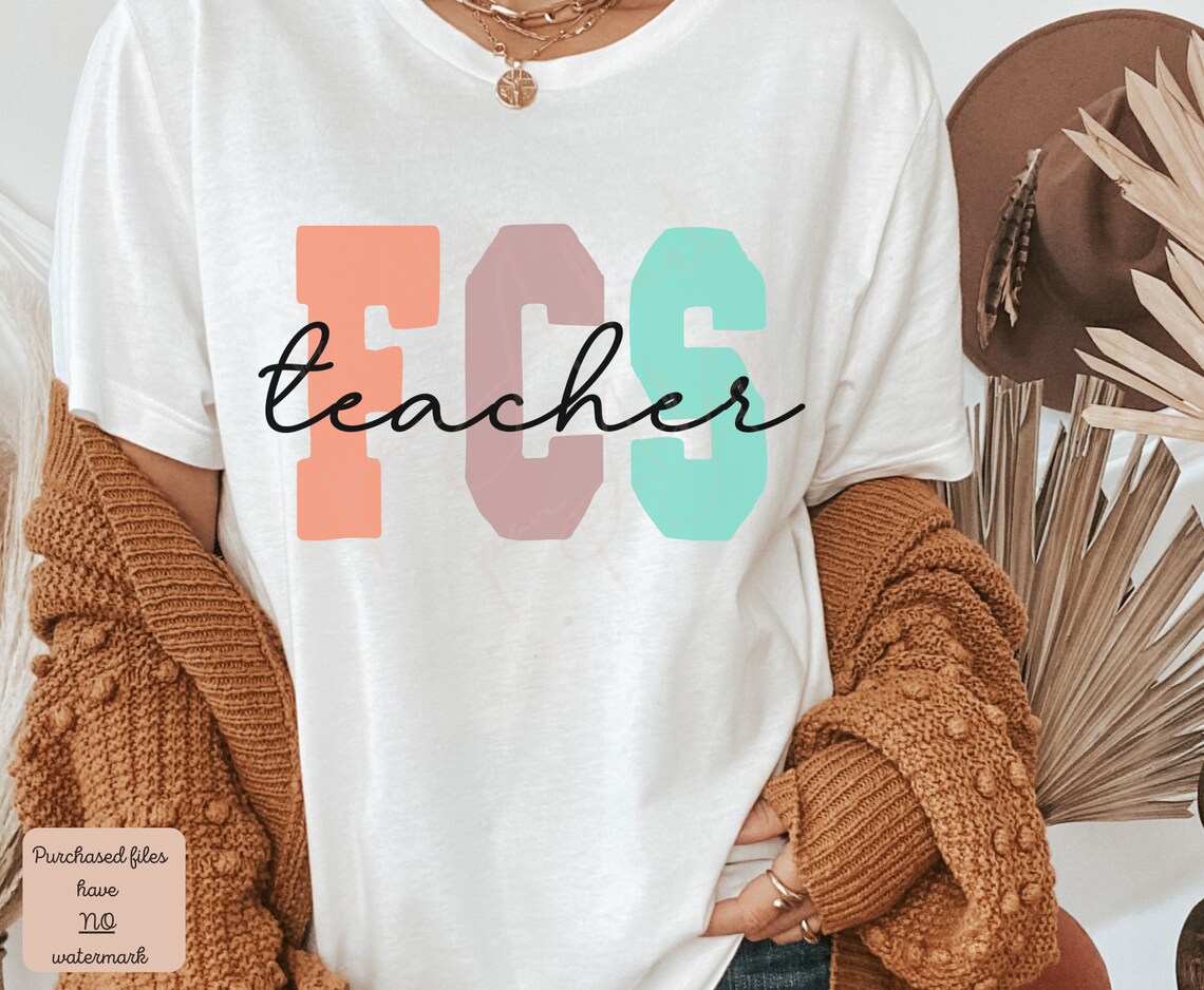FCS Teacher Png FCS Teacher Shirt Teacher Png FCS Teacher - Etsy