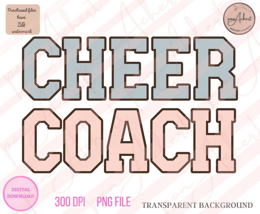 Cheer Coach Png, Cheer Coach, Coach Png, Coach, Coach Gifts, Cheer ...