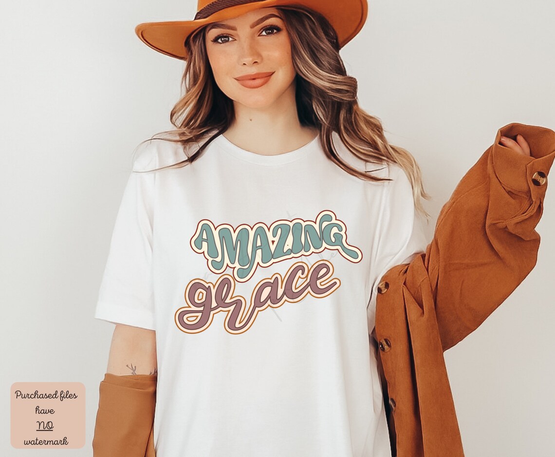 Amazing Grace Png Christian PNG for Sublimation Christian | Etsy