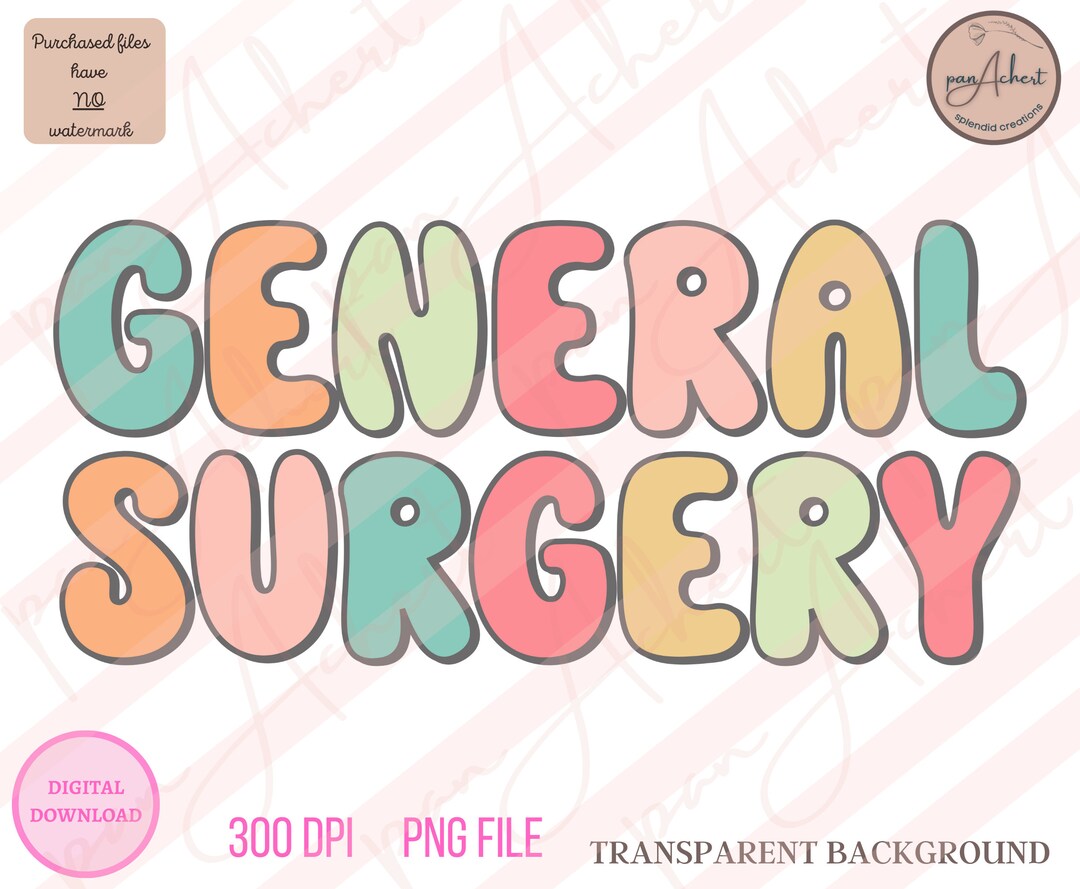 General Surgery PNG, General Surgery, Surgery PNG, Surgery - Etsy
