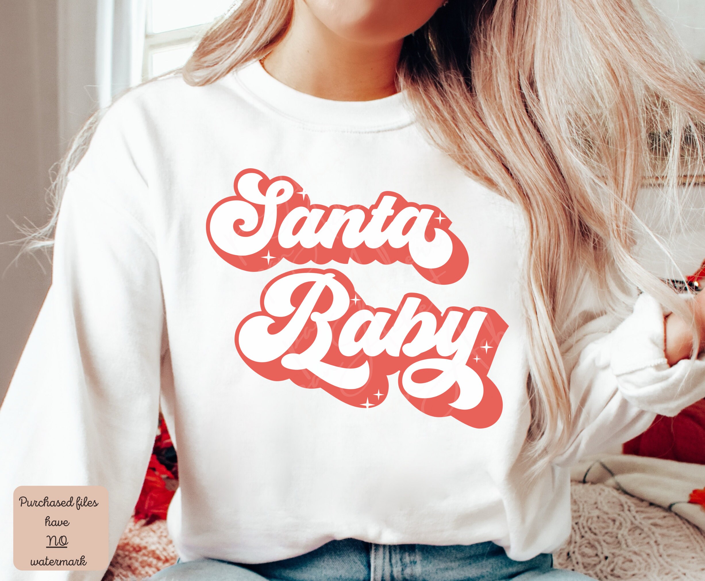 Santa Baby PNG Santa Baby Santa PNG Christmas Vibes Merry - Etsy