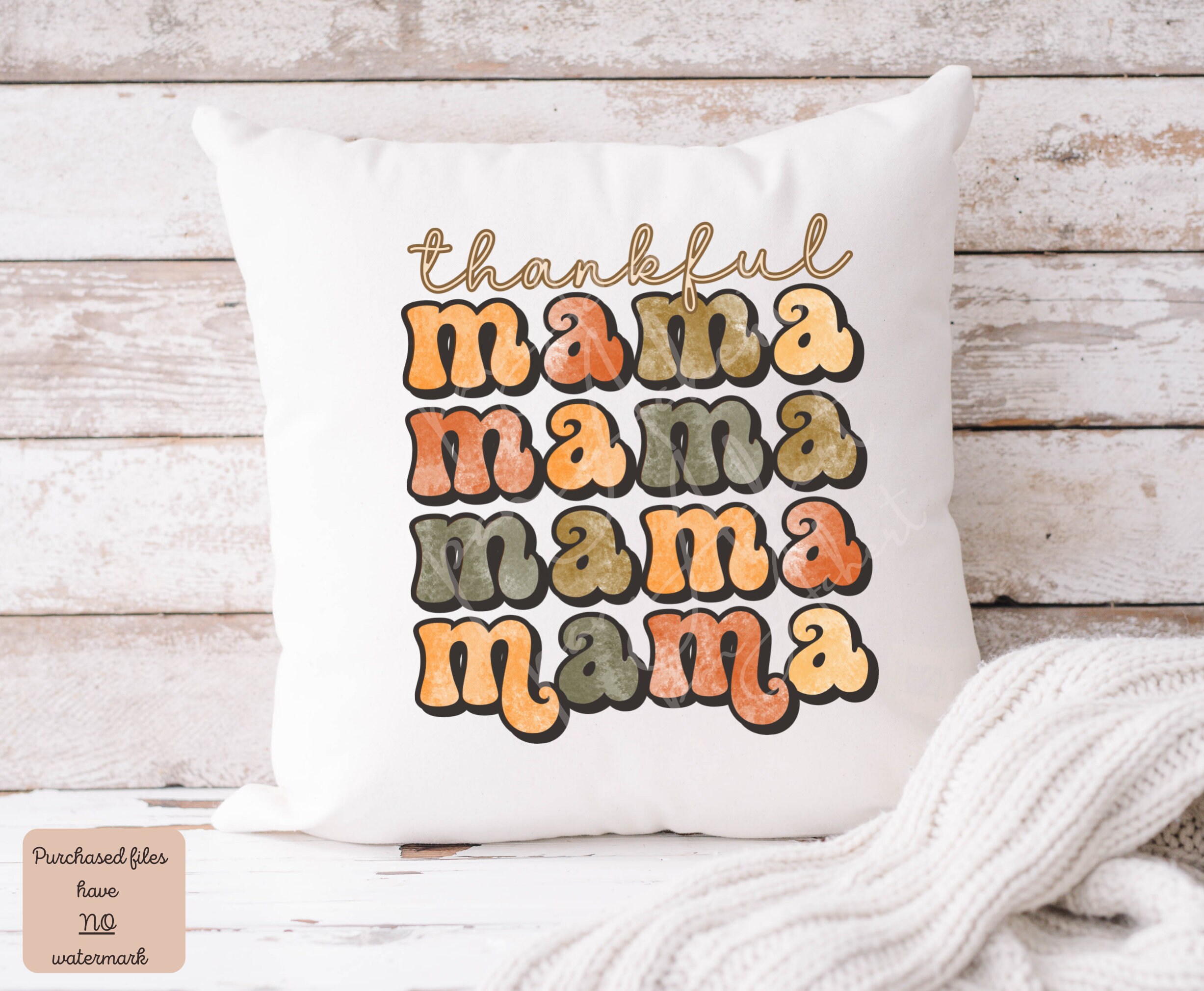 Thankful Mama Png Thankful Mama Thankful Png Thanks Giving - Etsy