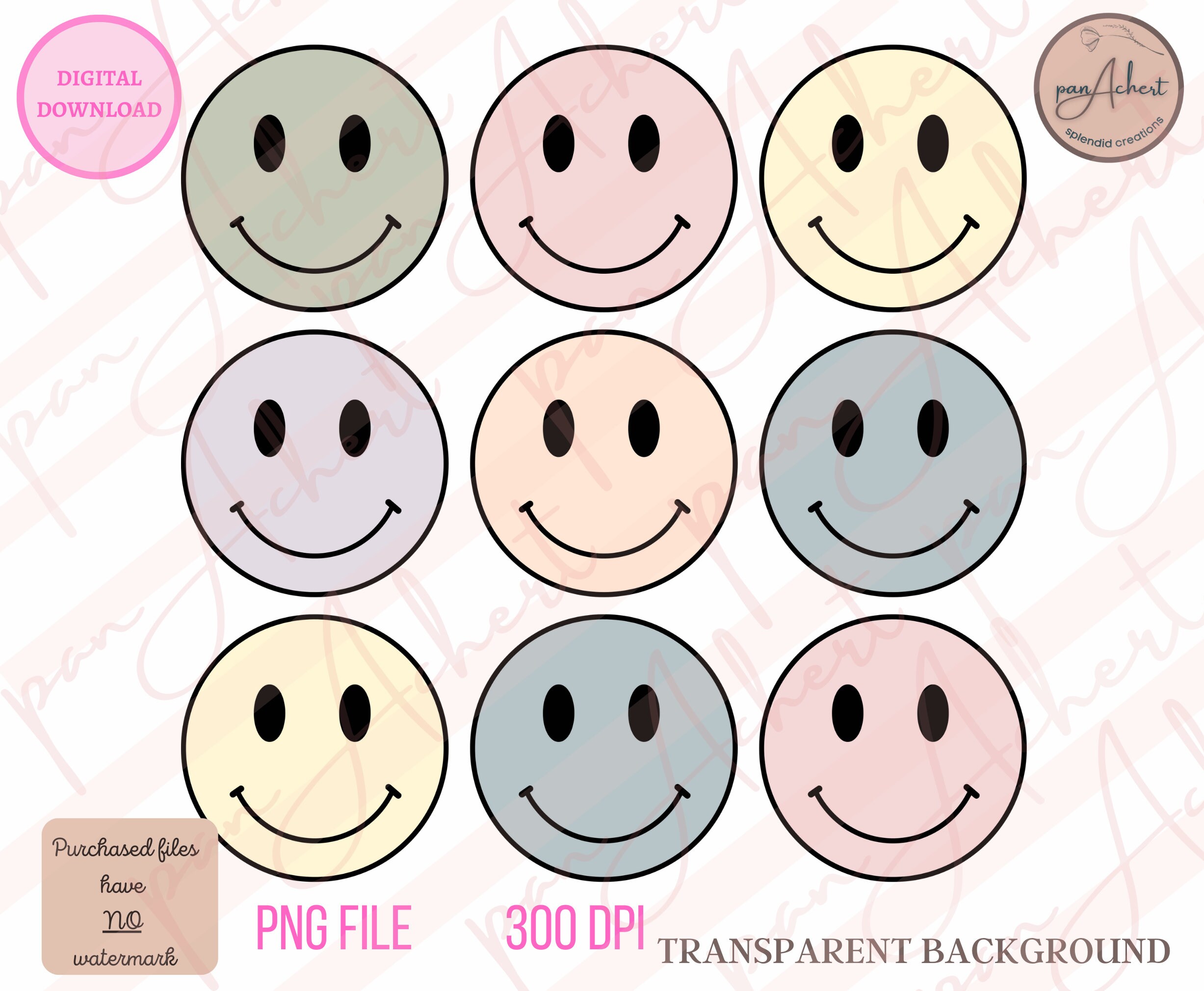 Smiley PNG, Smiley Face PNG, Positivity Png, Motivational PNG, Smiley ...