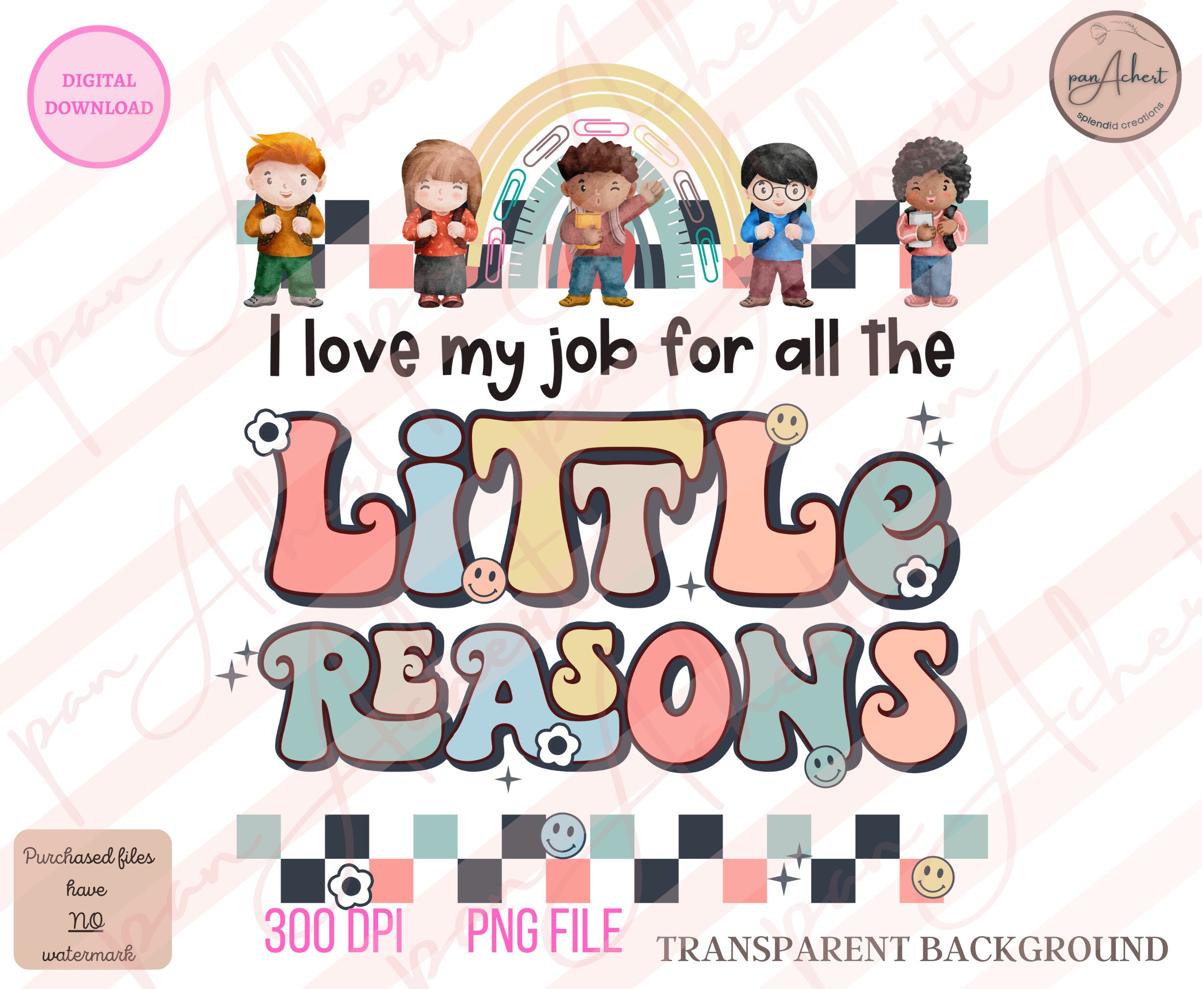 I Love My Job for All the Little Reasons Png Teacher PNG - Etsy